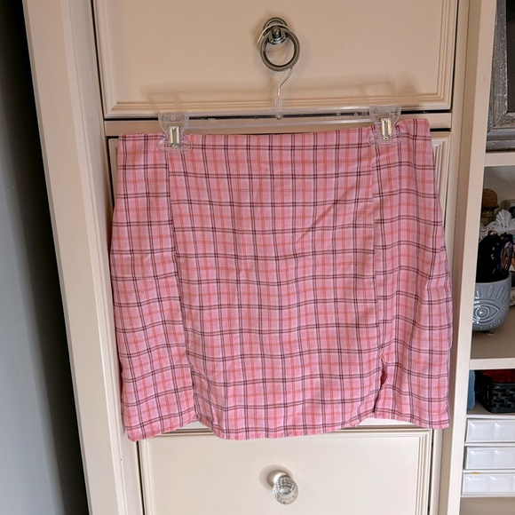 Skirts Pink Plaid Skirt Poshmark